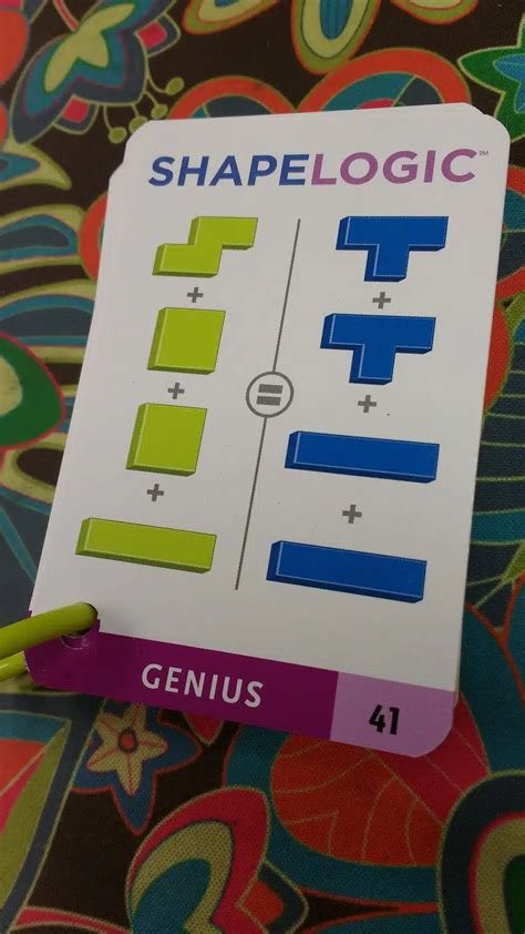Shape Logic By Thinkfun Game Review Math Love