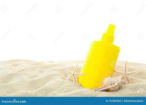Protecci N Solar Con Las Estrellas De Mar Y Las Conchas Marinas En El