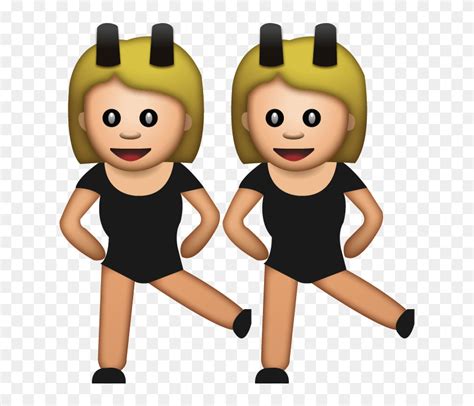 Clip Art Ballerina Emoji Dancing Girls Emoji Hd Png Download