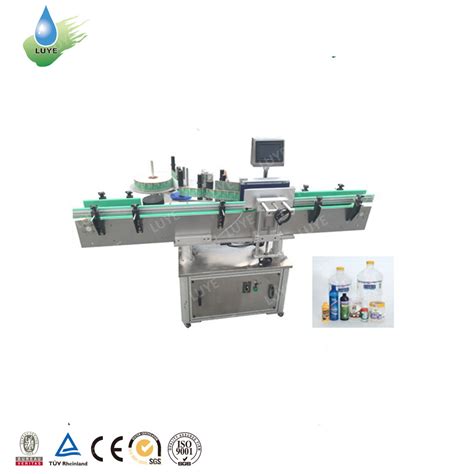 Automatic Vertical Round Bottle Packaging Labelling Sticking Packing