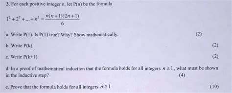 Solved For Each Positive Integer N Let P N Be The Chegg