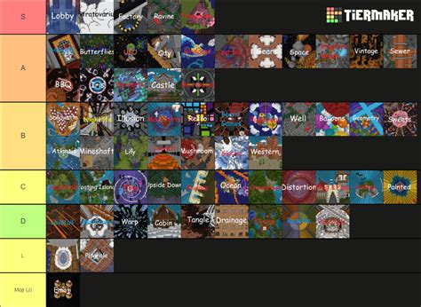New Hypixel Dropper Maps Tier List Community Rankings Tiermaker