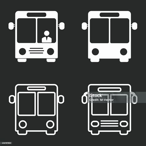 Bus Ikon Vektor Ilustrasi Stok Unduh Gambar Sekarang Bisnis