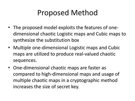 Chaotic Substitution Box Design For Block Ciphers Pptx