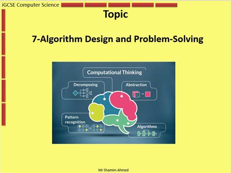 IGCSE CS Unit 7 Algorithm Design And Problem Solving Teaching Resources
