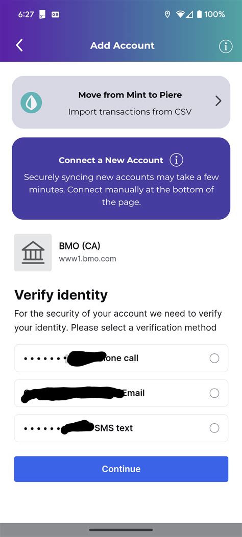 Bmo Ca Never Sends 2fa Code R Piere