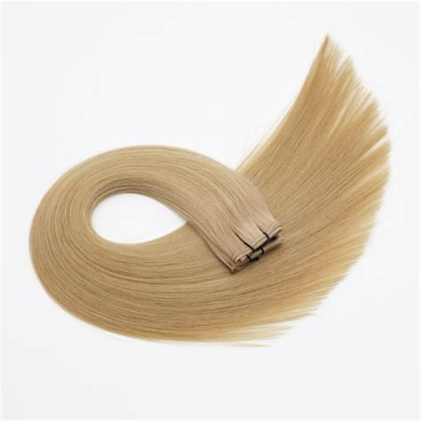 Hand Tied Weft Hair Extensions By Real Hair Co Honey Blonde 27 100