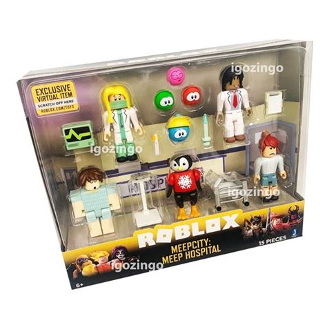 New Roblox Meep City Meep Hospital 15pc Set