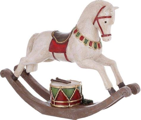 Фігурка декоративна Конячка гойдалка 32см у стилі Ретро Bonadi Dukor 1107914 — купити на Eva