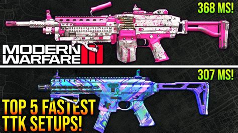 Modern Warfare 3 Top 5 Fastest Ttk Class Setups Mw3 Best Ttk Meta