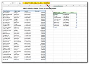 ExcelSirJi Excel GROUPBY Function To Group Rows And Aggregate Values