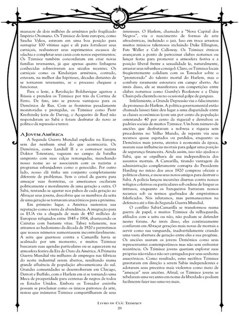 Vampiro A Mascara Livro De Cla Tzimisce Biblioteca Elfica 29 30 Pdf