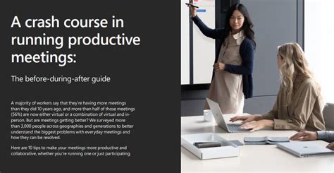 A Crash Course In Running Productive Meetings