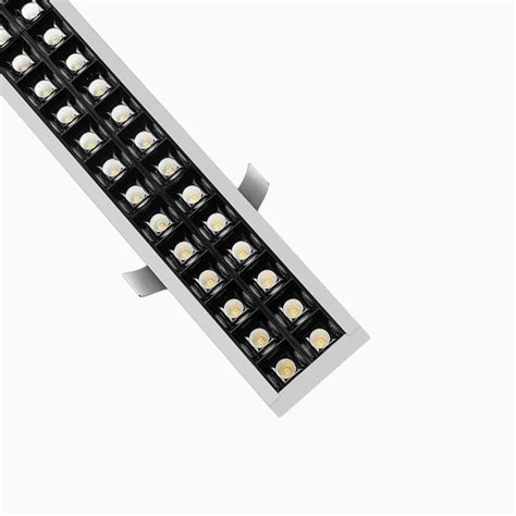 Trunking System Recessed Led Linear Luminaire Light With Different Housing Colors Buy Recessed