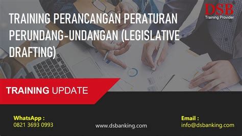 Training Perancangan Peraturan Perundang Undangan Legislative Drafting Online Training