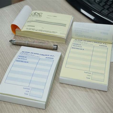 Talonario De Recibo Personalizado Para Tu Negocio