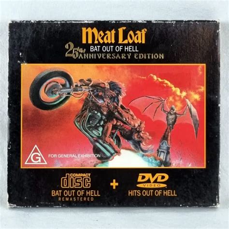 Meat Loaf Bat Out Of Hell 25th Anniversary Cd Dvd Hits Out Of Hell