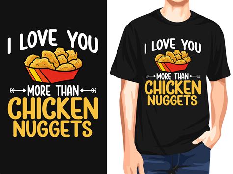 I Love You More Than Chicken Nuggets Graphic By Trendy Creative