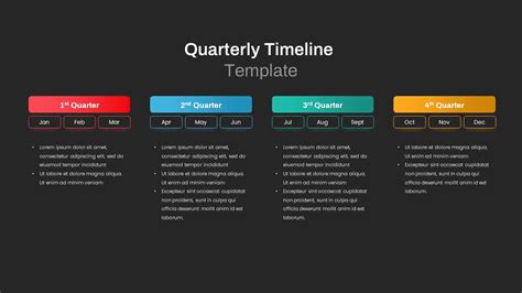 Quarterly Roadmap Timeline PowerPoint Template SlideBazaar