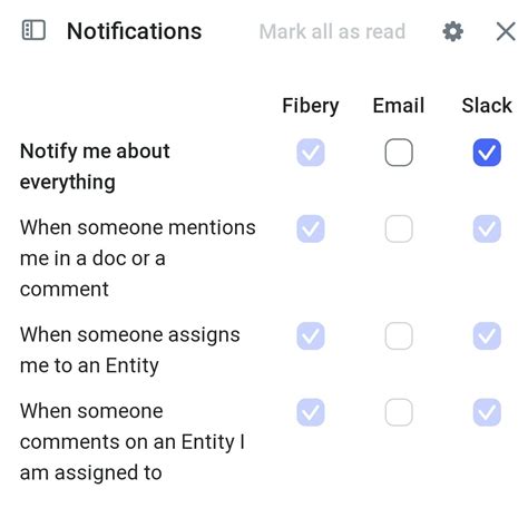 Notifications Sub Options Not Clickable Get Help Fibery Community