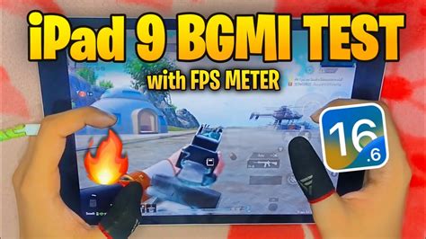 IPad 9th Gen BGMI Test With FPS METER After IOS 16 6 Lag IPad 9 For Bgmi YouTube