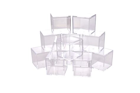 Clear Acrylic Square Cube Candy Box Boxes 2x2x2 Inches Set Of Etsy