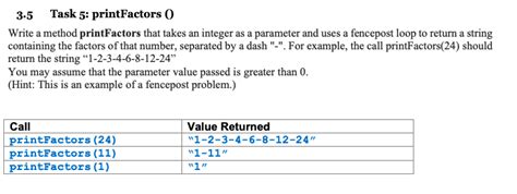 Solved Java Code No System Out Println Needed And No Chegg
