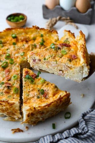 Gluten Free Hash Brown Crust Quiche Recipe The Recipe Critic