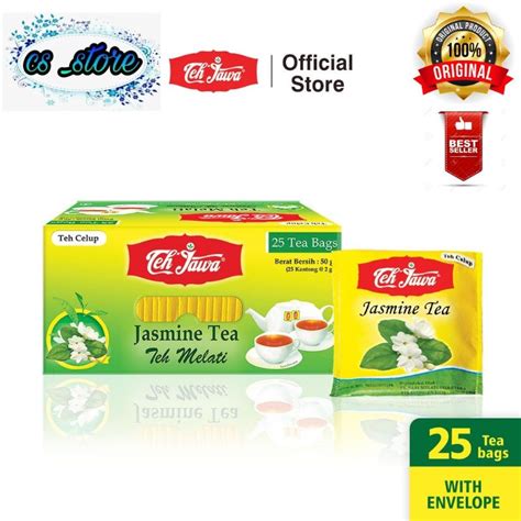 Jual Teh Jawa Jasmine Tea Teh Melati Celup Isi 25 Dengan Amplop