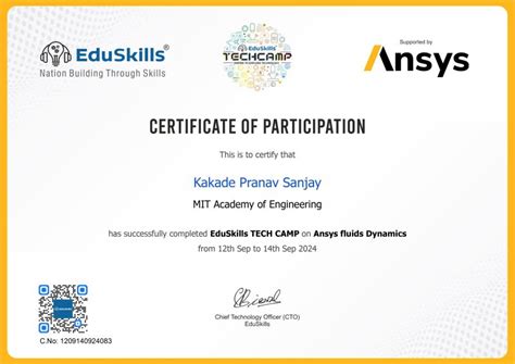 Pranav Kakade On Linkedin Ansys Cfd Fluiddynamics Eduskills