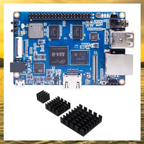 PTL สาหรบ Banana Pi M64 บอรดพฒนา อางความรอน A64 2GB DDR3 8G
