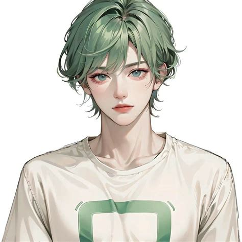 Hair Reference Sketches Art Reference Anime Guys Black And Green