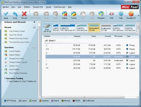 Erasing Partition With Free Partition Magic