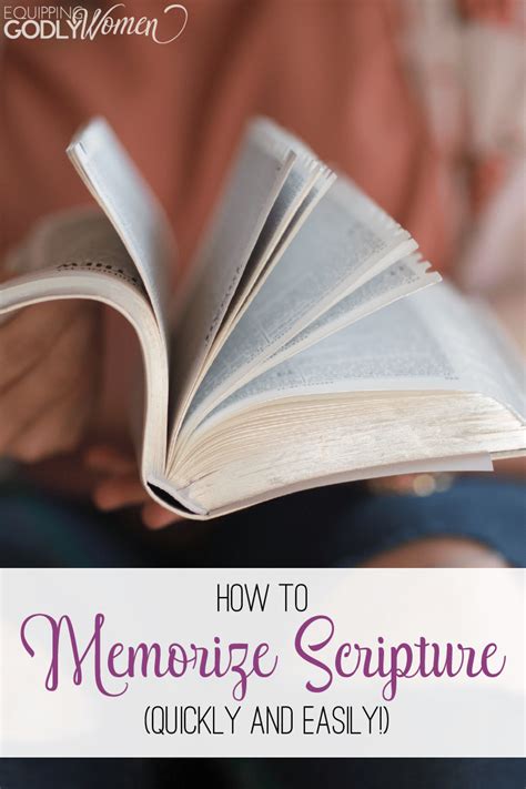 How To Memorize Scripture Quickly And Easily