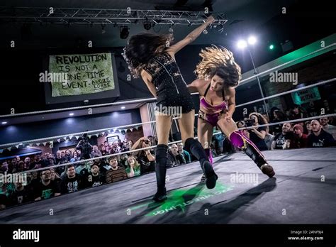 Jinny Vs Nina Samuels At “wrestle Queendom 3” Tournament At The Venue