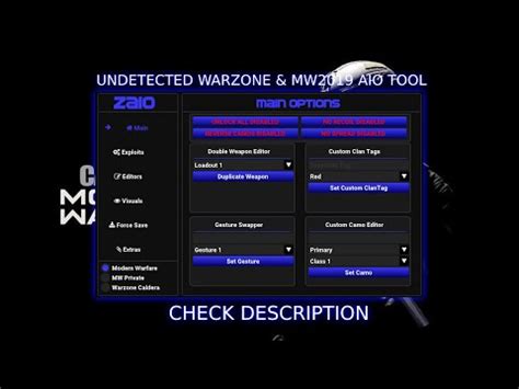 MW2019 WZ AIO TOOL 100 UNDETECTED YouTube
