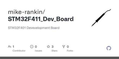 GitHub Mike Rankin STM32F411 Dev Board STM32F401 Devevelopment Board