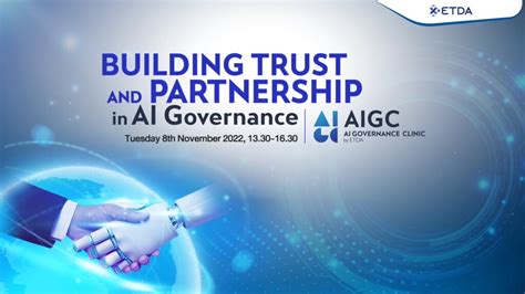 Etda เตรียมเปิดตัว “ai Governance Clinic By Etda Aigc ” ดันคนไทยประยุกต์ใช้เทคโนโลยี Ai อย่างมี