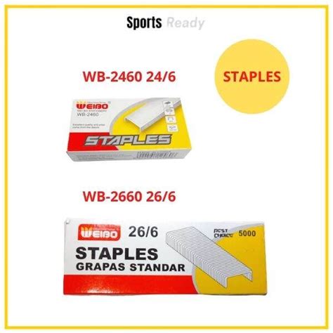 [aplus] Stationery Stapler Bullets Size 24 6 26 6 Staple Stapler Bullet Refill Dawai Kokot
