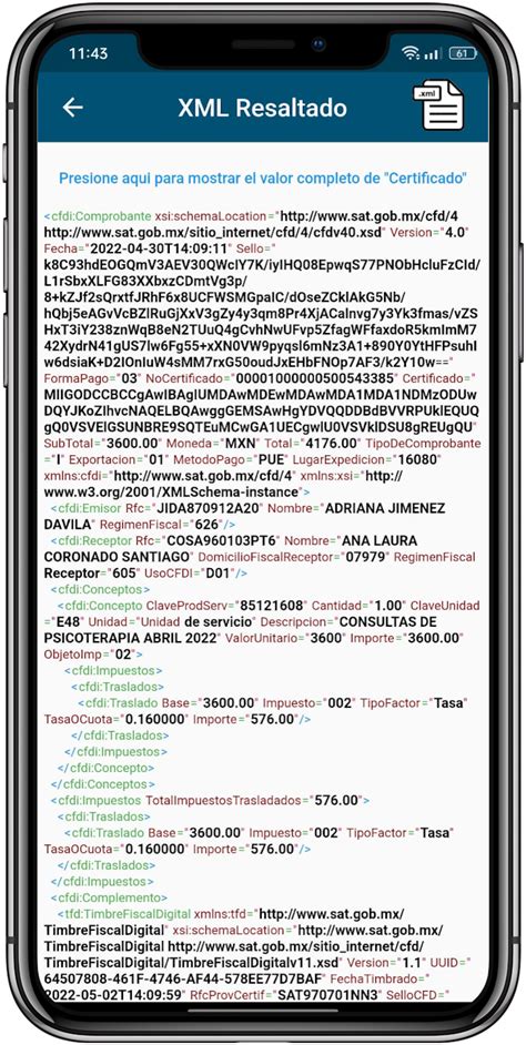 Visor Cfdi Móvil