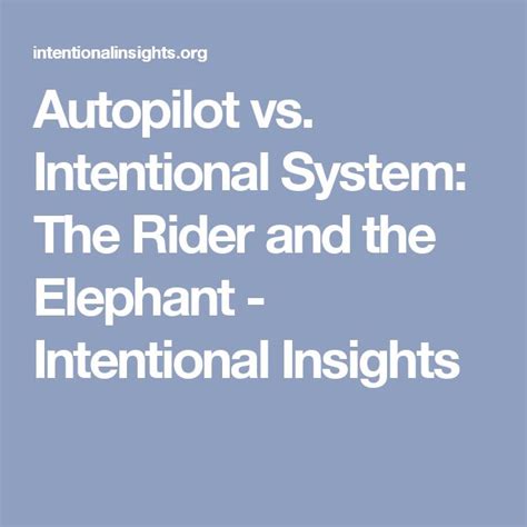 The Power Of Intentional Decision Making