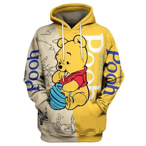 Adorable Winnie The Pooh Eating Honey Art Pooh Bear Disney All Over