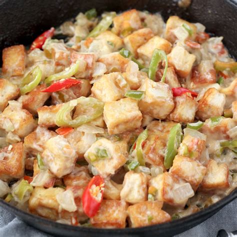 Sizzling Tofu Recipe Inspired By Maxs Foxy Folksy