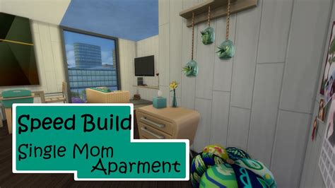 The Sims Speed Build Single Mom Apartment YouTube