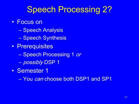 Ppt Introduction To Speech Processing Concepts And Applications Powerpoint Presentation Id