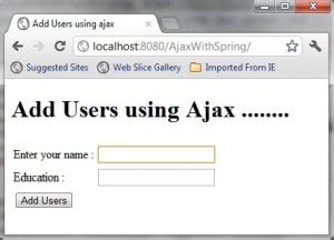 Spring MVC и JQuery для проверки формы Ajax CoderLessons