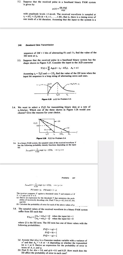 solved pr t sinπrbtπrbtwith amplitude levels 1 ﻿mvolt