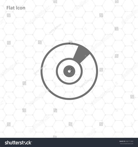 Vector Cd Dvd Icon Stock Vector Royalty Free 658171303 Shutterstock