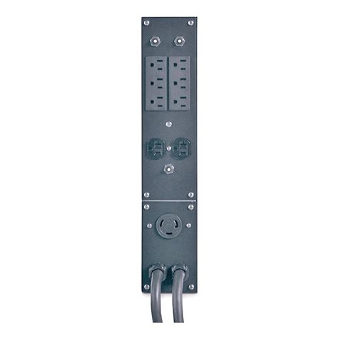 Apc Service Bypass Panel 100 120v 30a Bbm L5 30p Input 2 5 20r