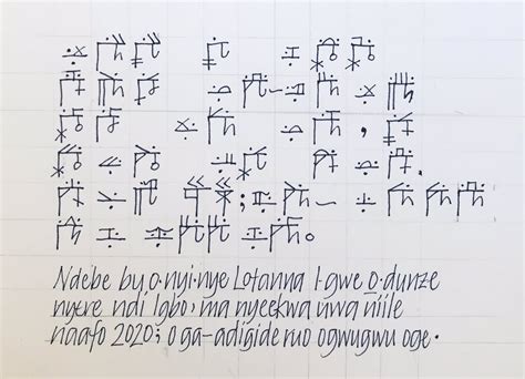 Inventing Ńdébé An Indigenous Script For The Igbo Language Open